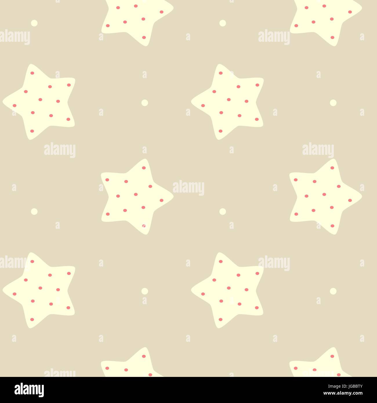 white star with red dots seamless vector pattern background holiday ...
