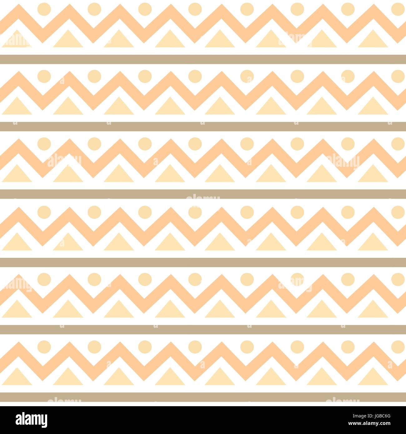 peach seamless vector pattern background illustration with zig zag ...