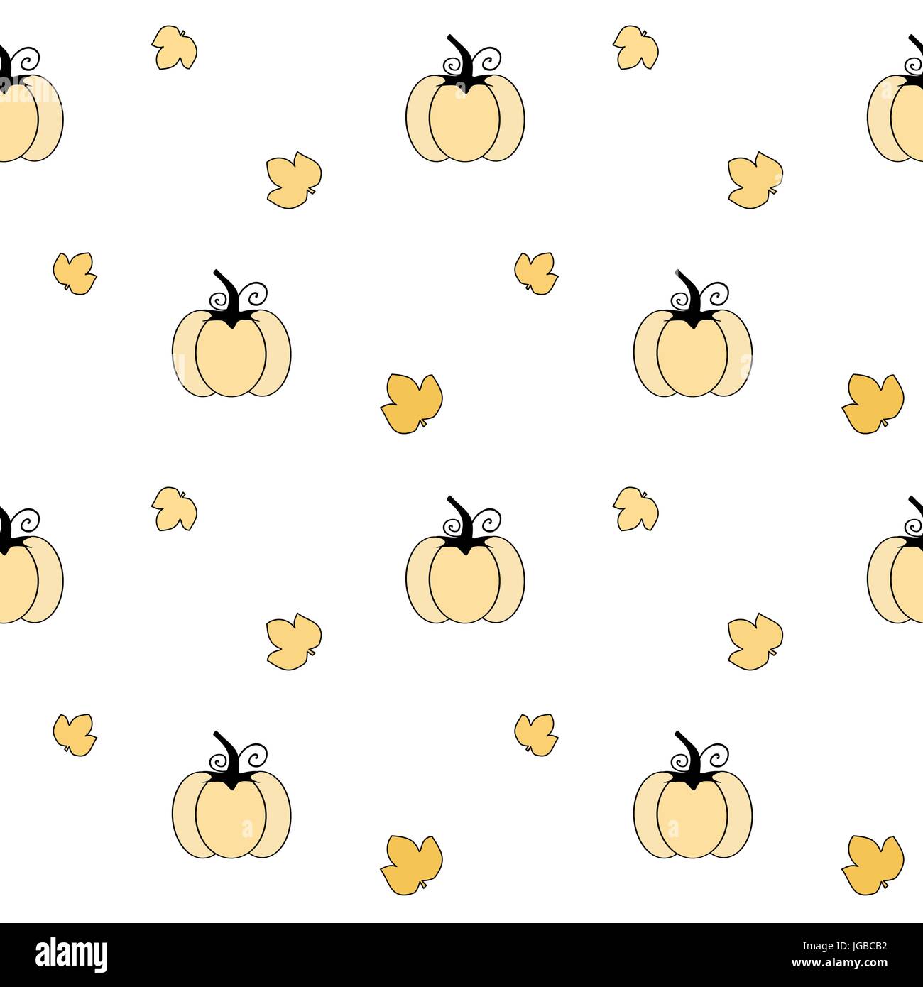 cute seamless vector pattern background illustration with yellow ...