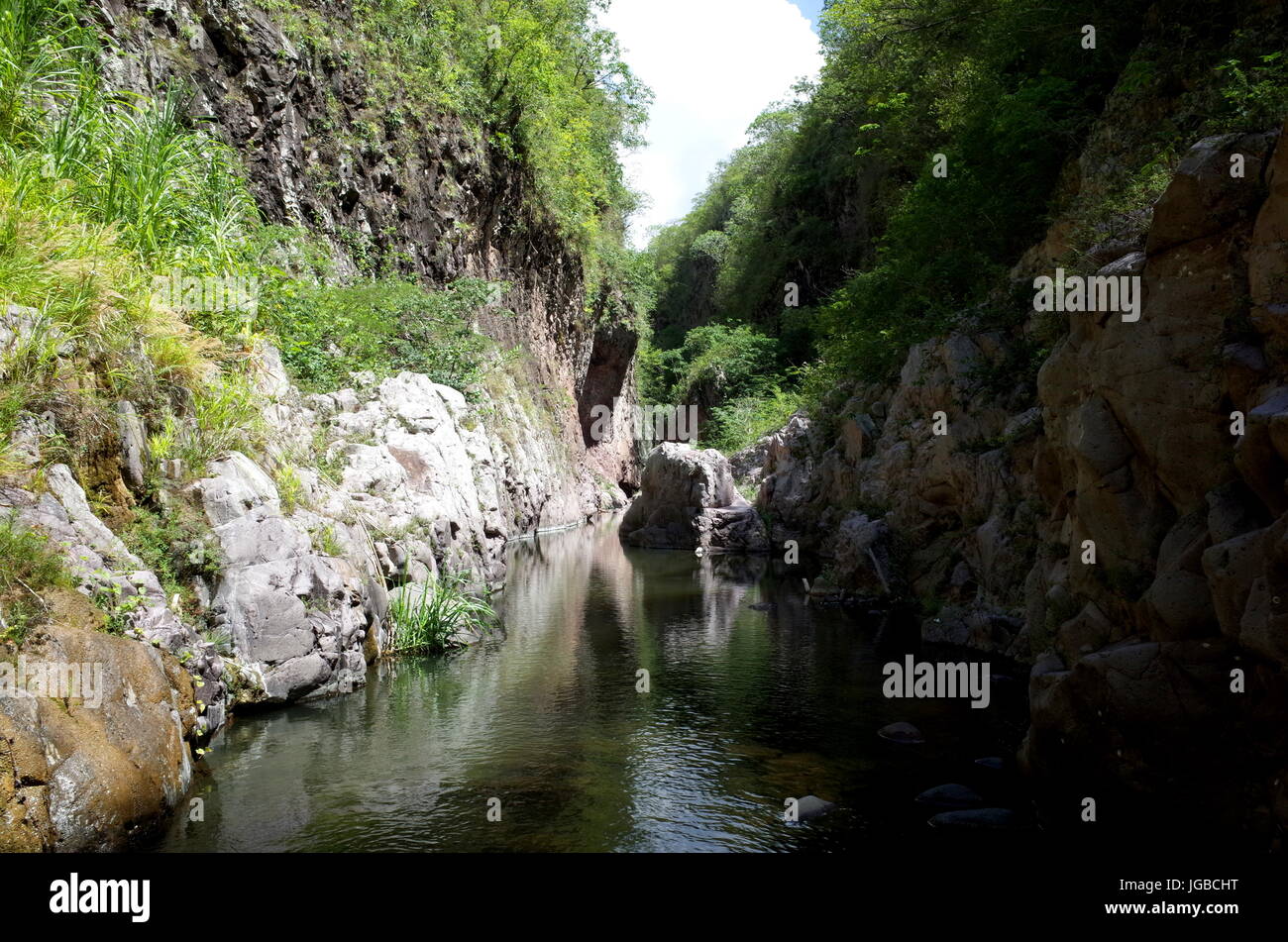 Somoto Canyon in the north of Nicaragua, a popular tourist destination ...