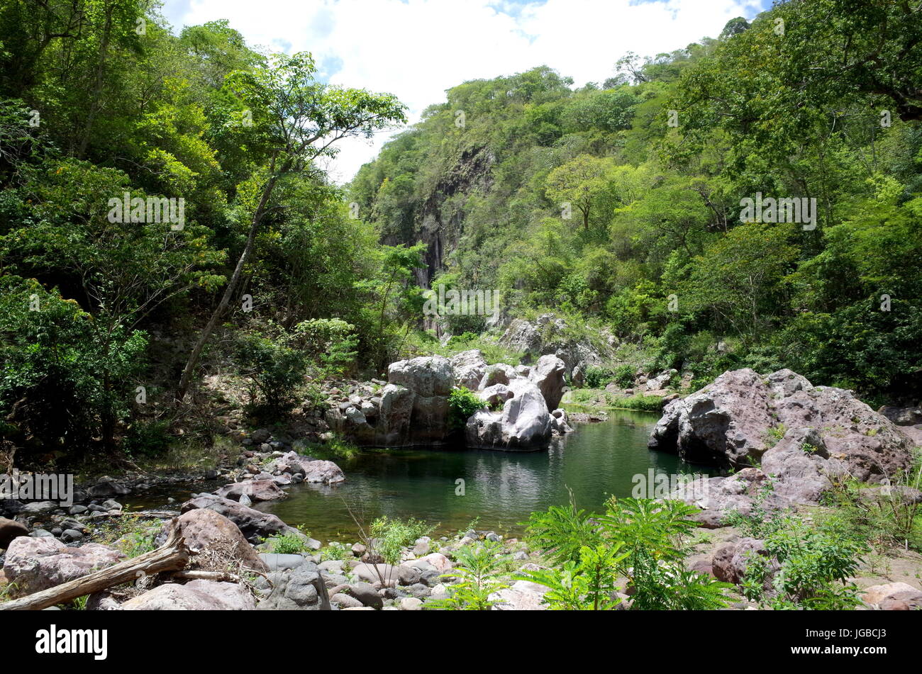 Somoto Canyon in the north of Nicaragua, a popular tourist destination ...