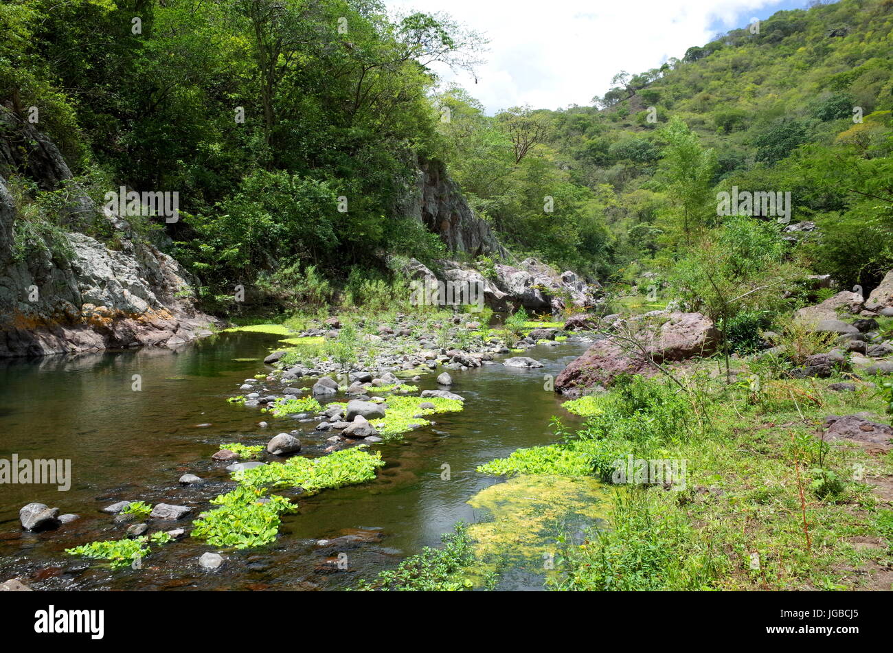 Somoto Canyon in the north of Nicaragua, a popular tourist destination ...