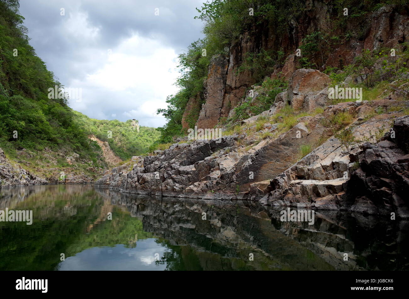 Somoto Canyon in the north of Nicaragua, a popular tourist destination ...