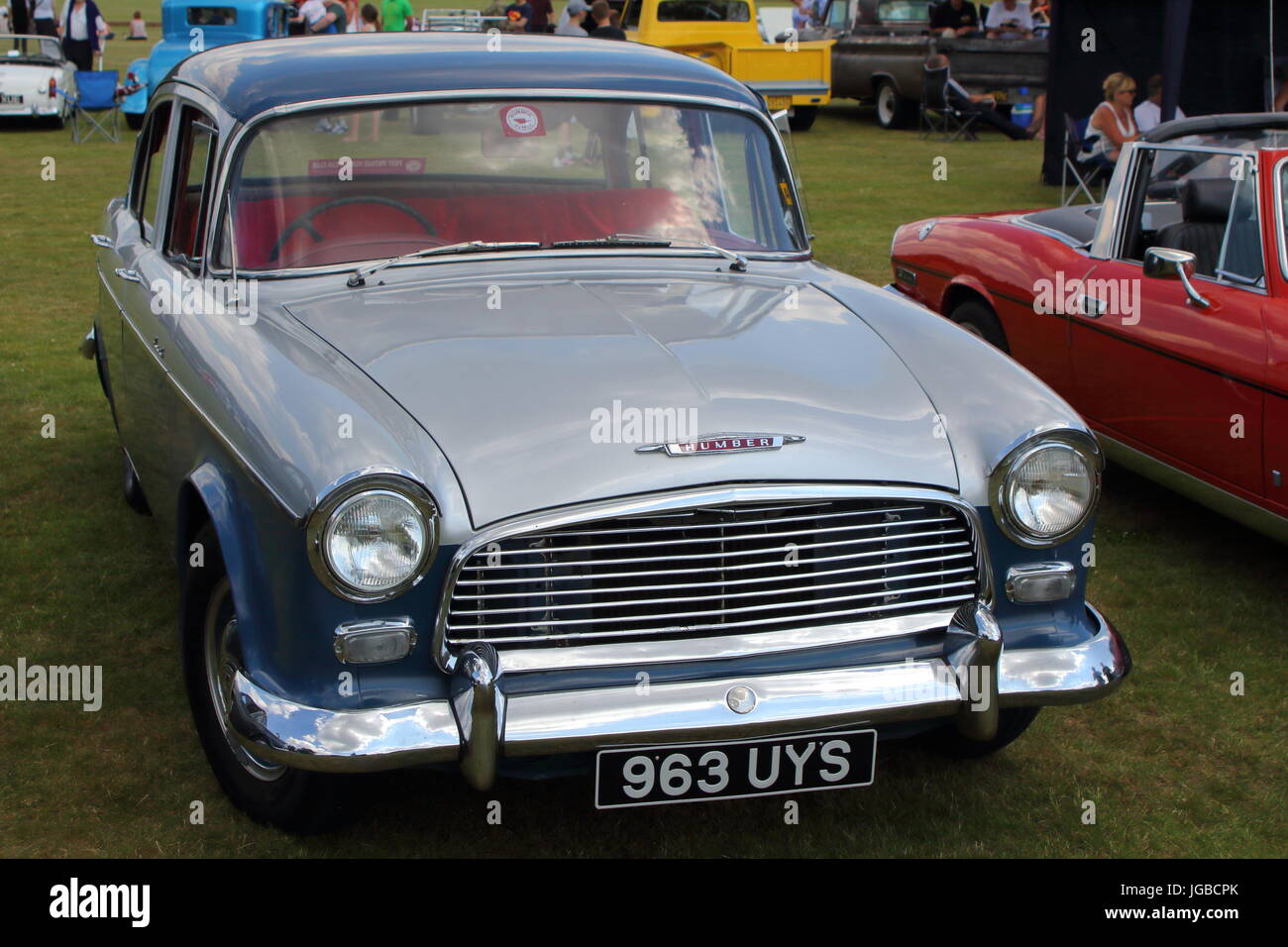 Sandhurst, UK - June 18 2017: Humber Hawk Series II in two tone grey at ...
