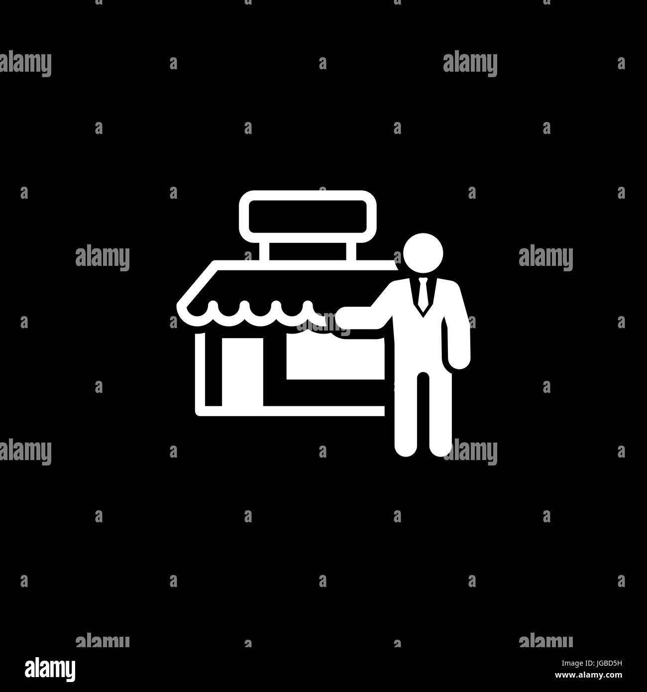 Marketing Icon. Flat Design Stock Vector Image & Art - Alamy