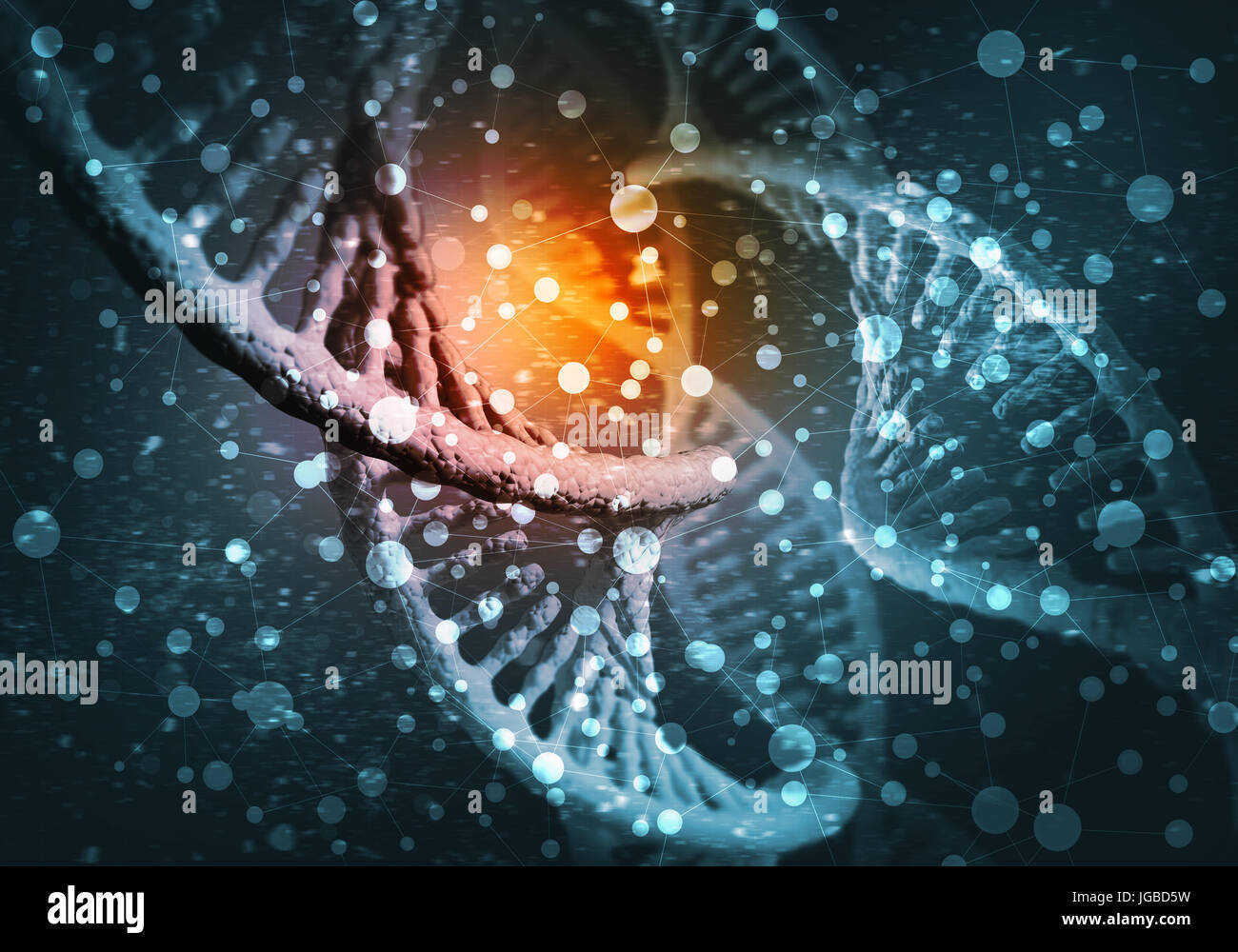 DNA molecules background Stock Photo - Alamy