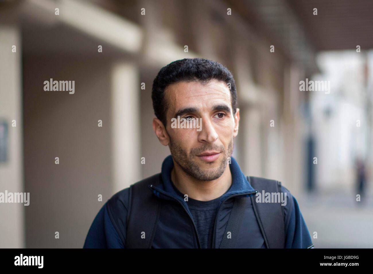 Sid-Ali Atmani, a survivor of the Grenfell Tower fire who lived on the ...