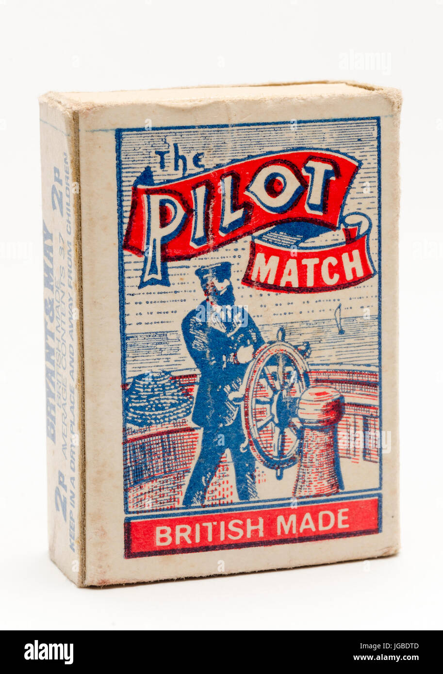 Box of Pilot Matches, Made by Bryant and May in England Stock Photo - Alamy
