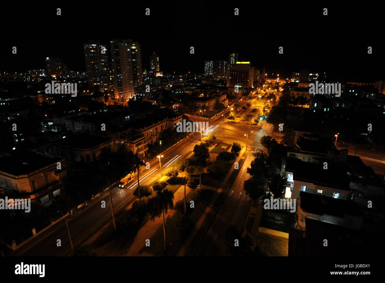 View from balcony at night hi-res stock photography and images - Alamy