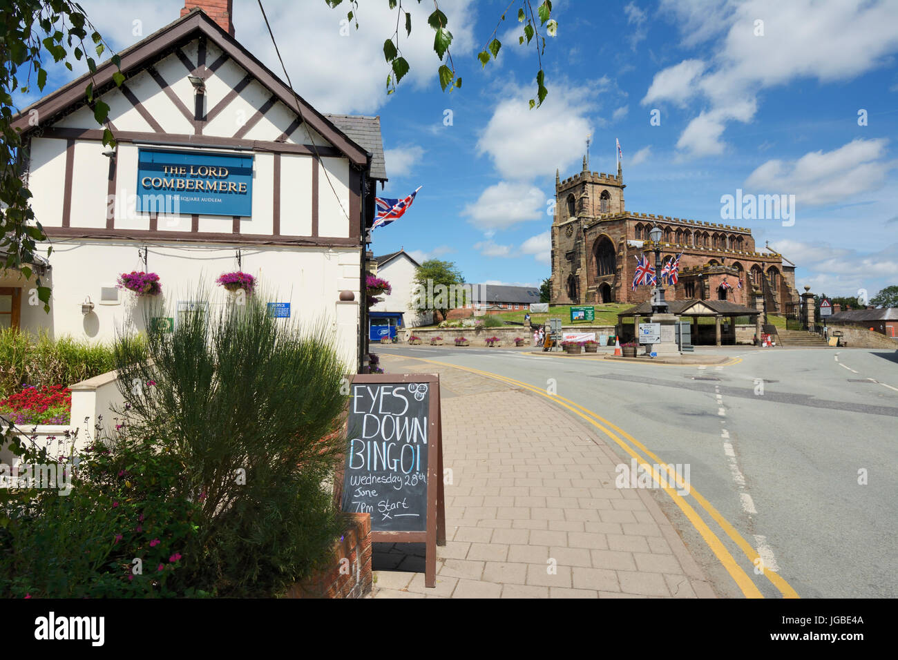 Audlem village hi-res stock photography and images - Alamy