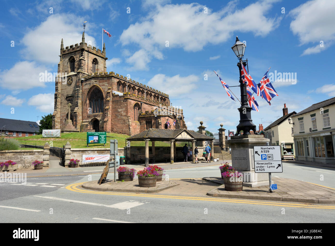 Audlem village hi-res stock photography and images - Alamy