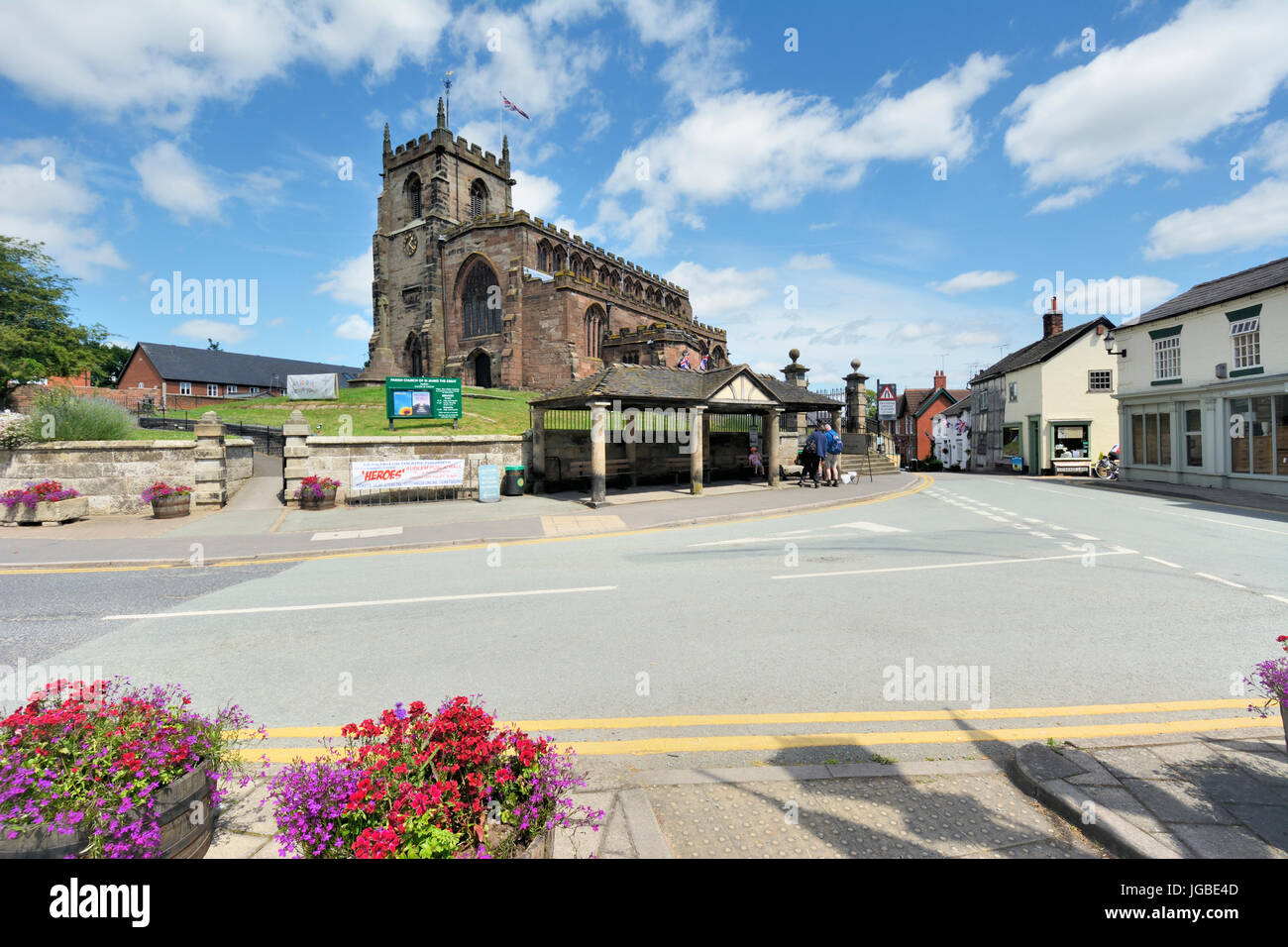 Audlem village hi-res stock photography and images - Alamy