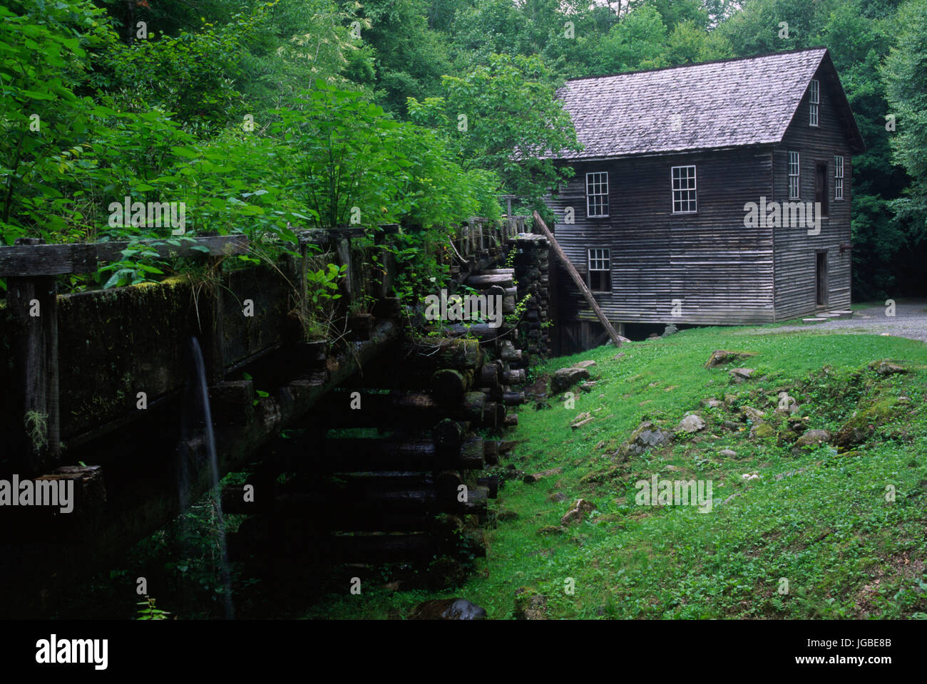 Mingus Mill, Great Smoky Mountains National Park, North Carolina Stock ...