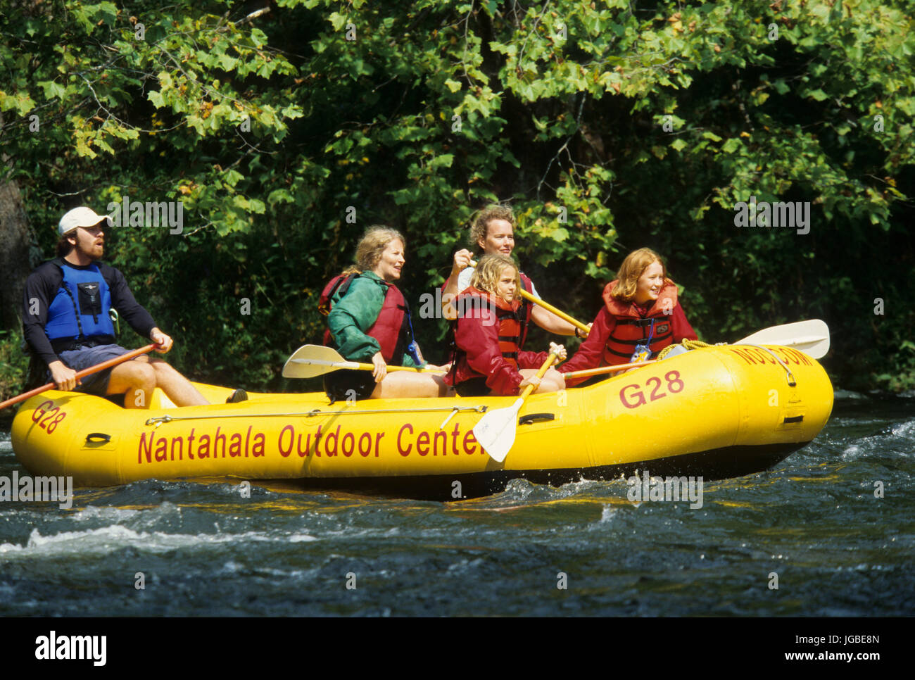 Rafting on Nantahala River, Mountain Waters Scenic Byway, Nantahala ...
