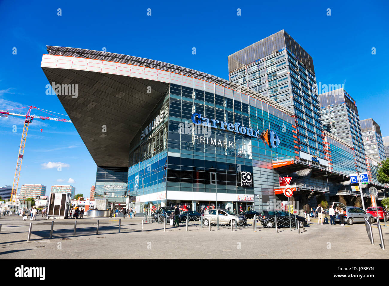 Euralille shopping center mall hi-res stock photography and images - Alamy