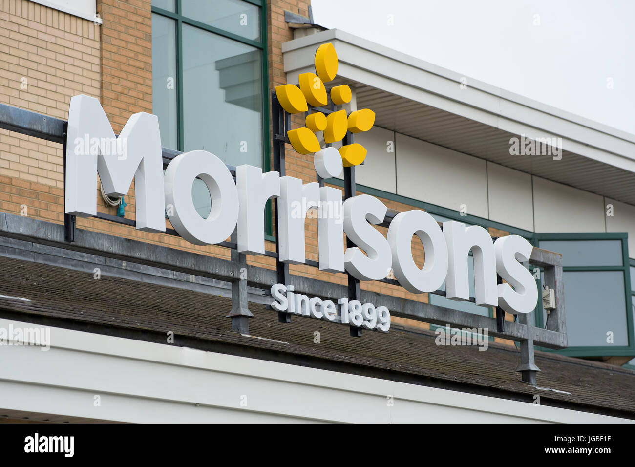Morrisons supermarket store in Rogerstone, Wales, UK Stock Photo - Alamy