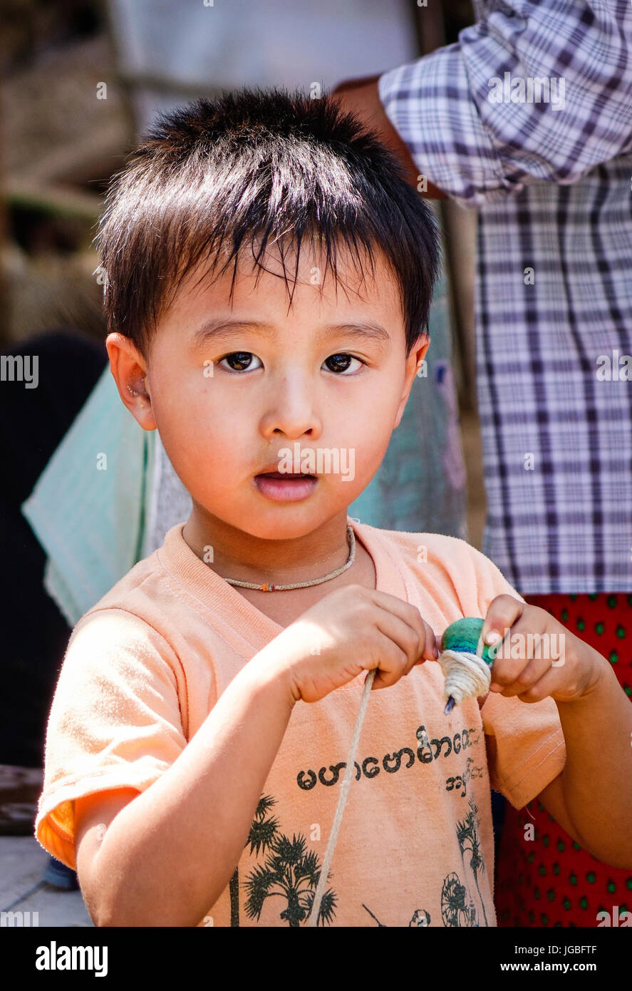 Poor boy portrait myanmar hi-res stock photography and images - Alamy