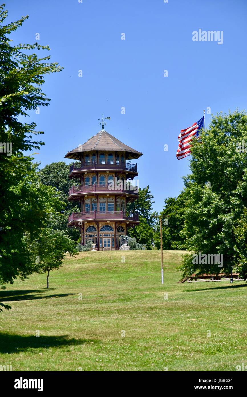 The Pagoda at Patterson park in Baltimore Stock Photo - Alamy