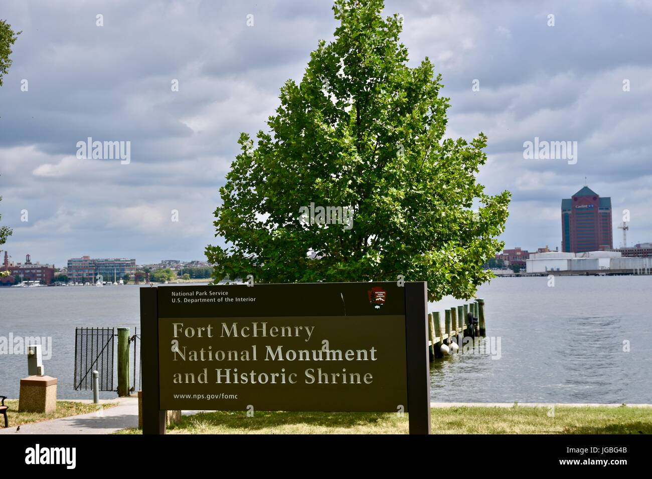 Fort McHenry National Monument and Historic Shrine in Baltimore Stock ...