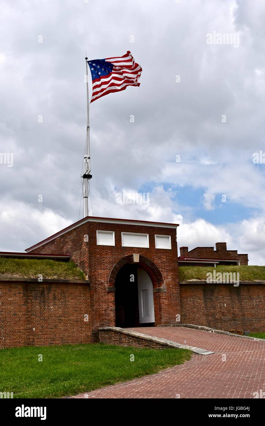 Fort McHenry National Monument and Historic Shrine in Baltimore Stock ...