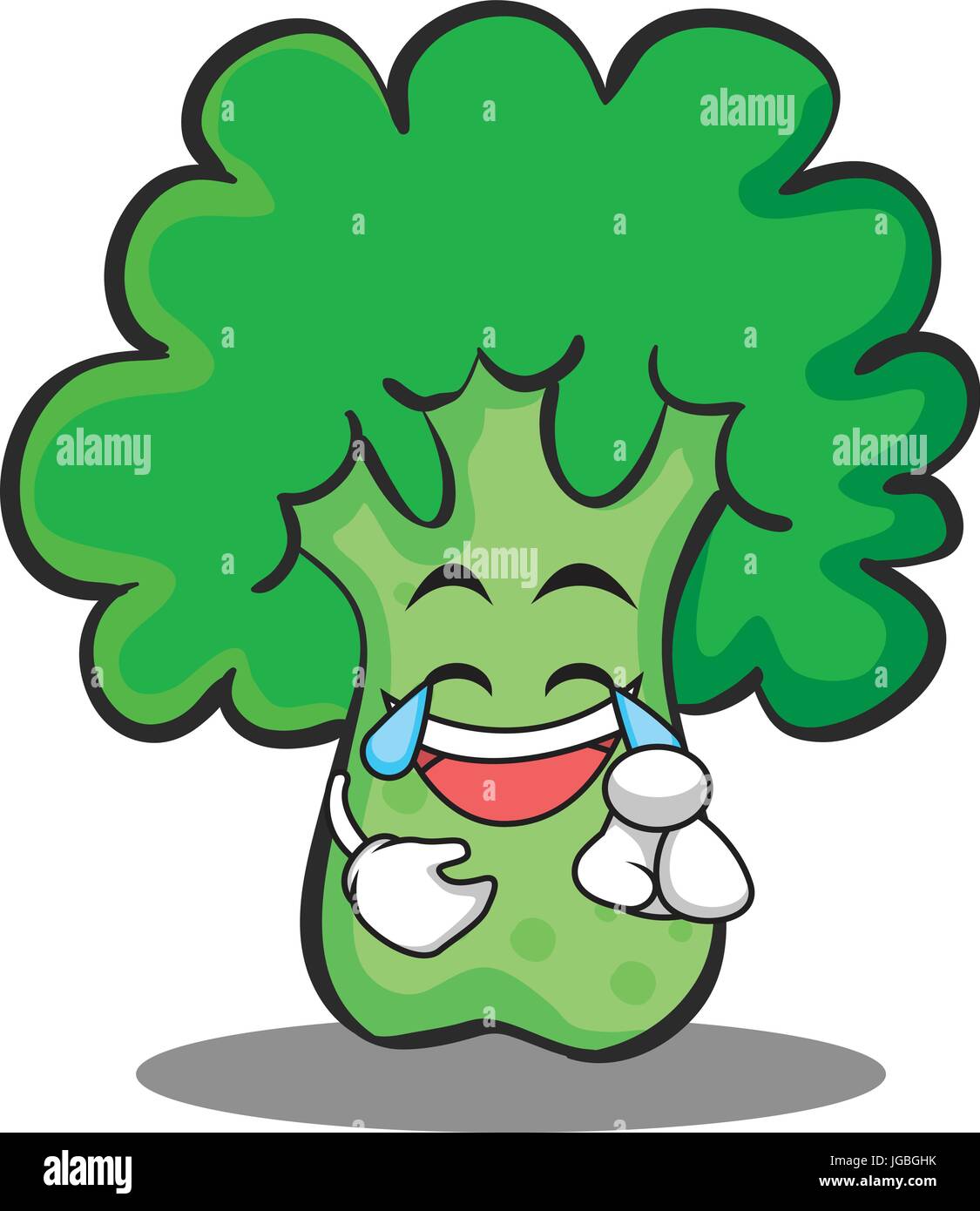 Joy broccoli chracter cartoon style Stock Vector Image & Art - Alamy