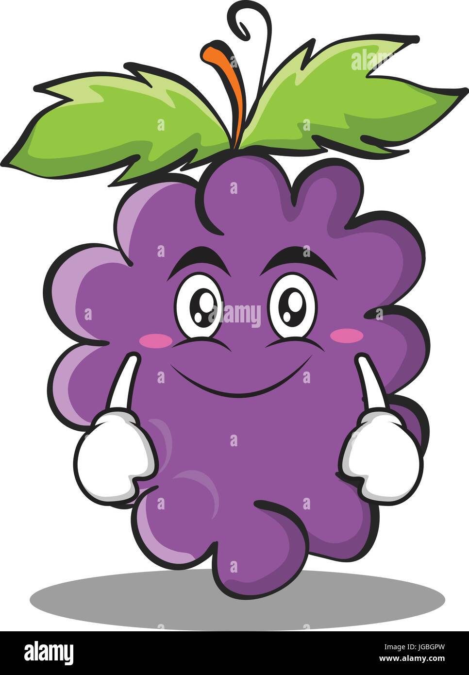 Smile grape character cartoon collection Stock Vector Image & Art - Alamy