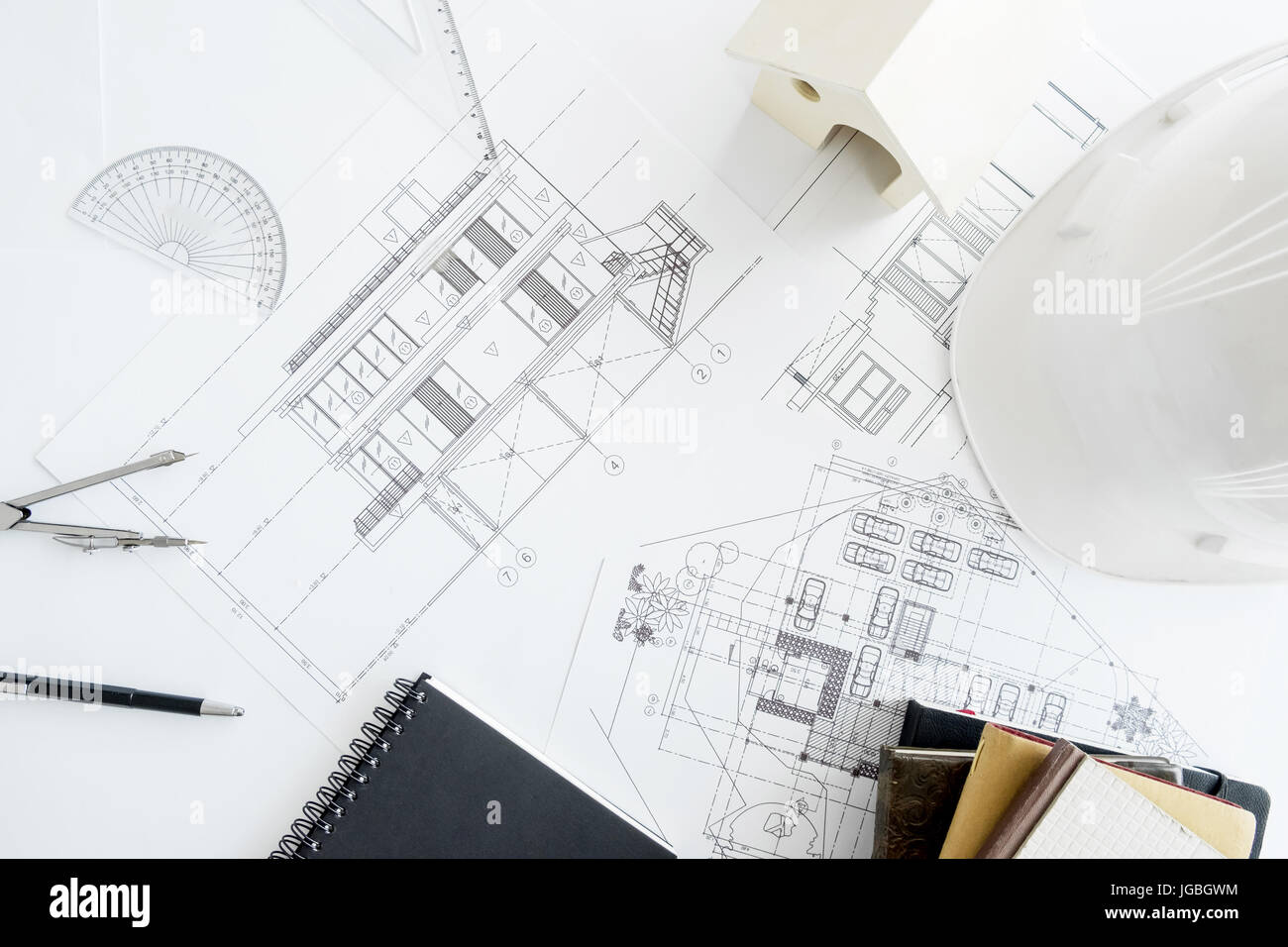 Construction equipment. Repair work. Drawings for building ...