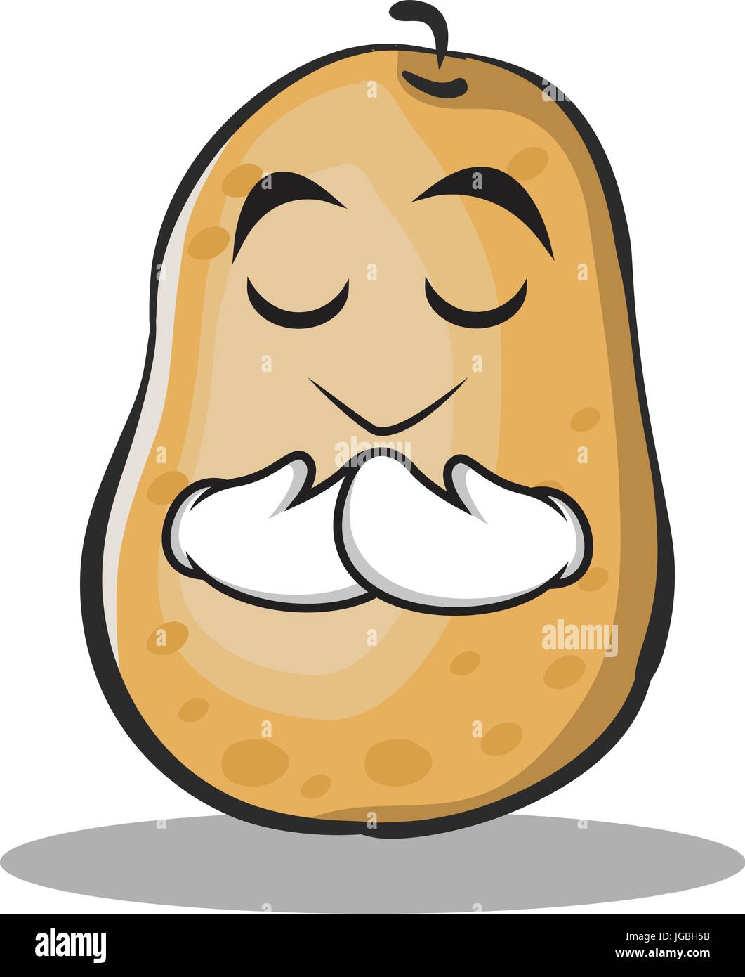 Praying potato character cartoon style Stock Vector Image & Art - Alamy