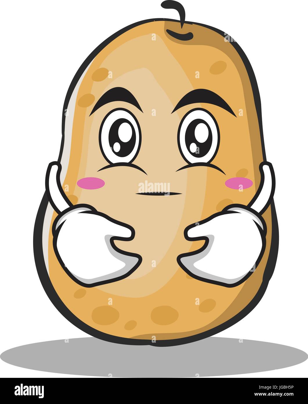 Hugging potato character cartoon style Stock Vector Image & Art - Alamy