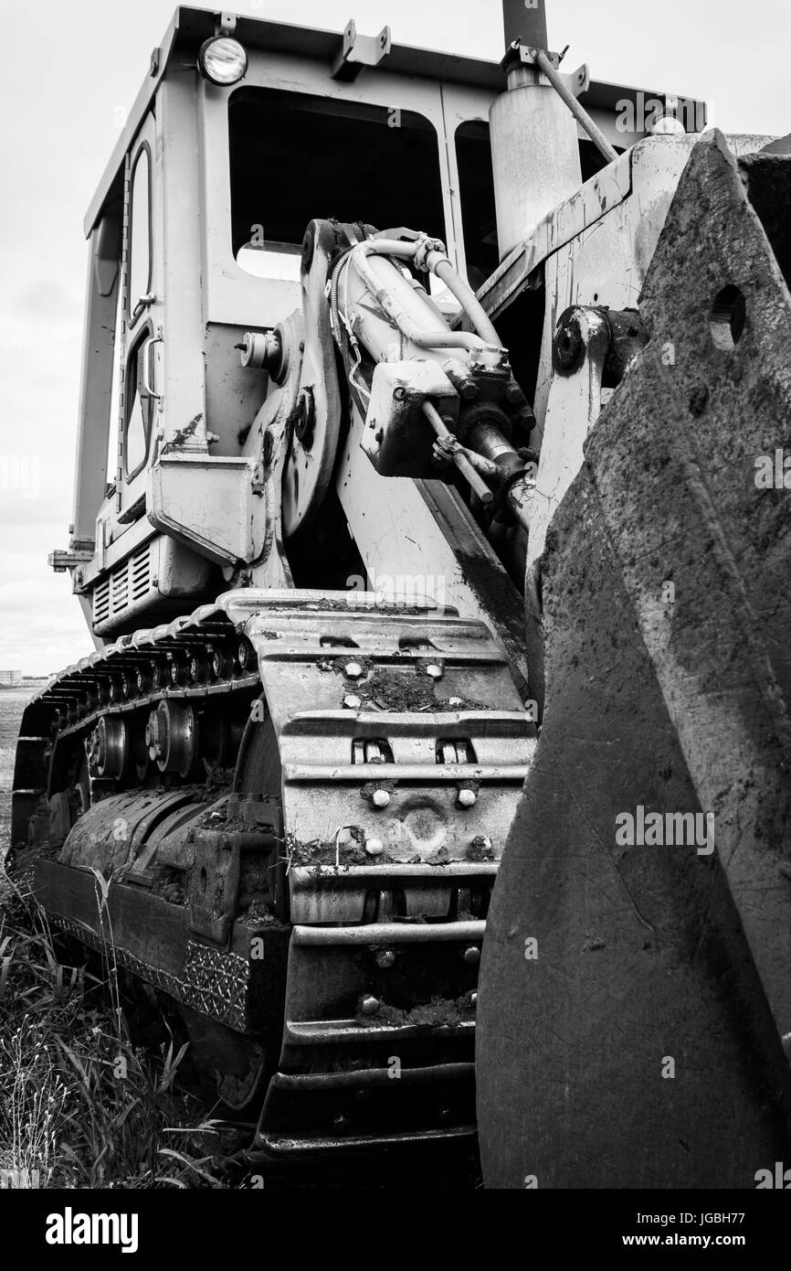 Old Track Loader Stock Photo - Alamy