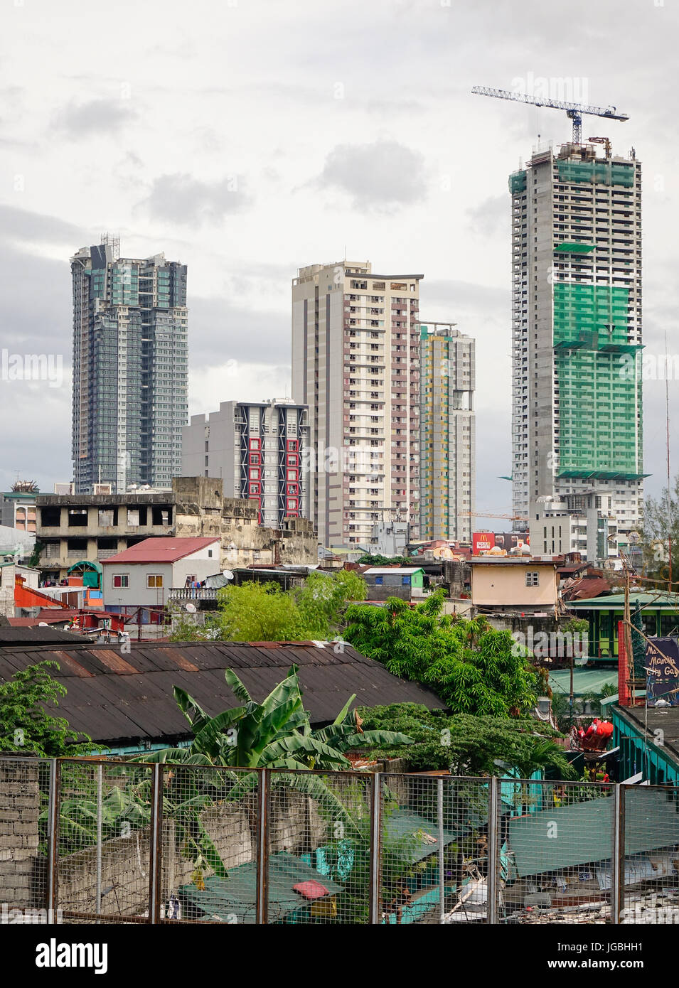Manila, Philippines - Dec 20, 2015. buildings located at Makati ...