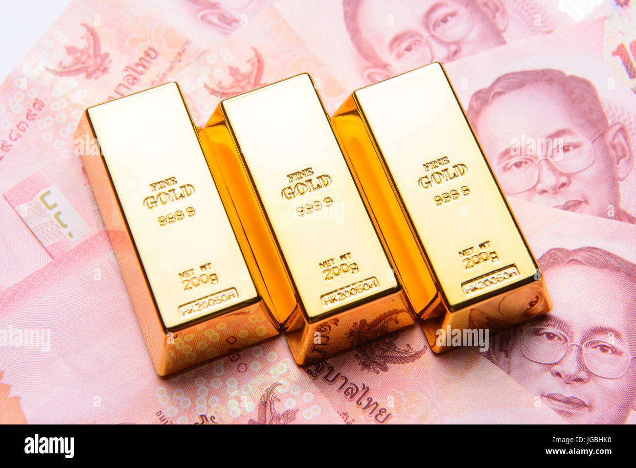 Golden thai baht currency symbol hi-res stock photography and images ...