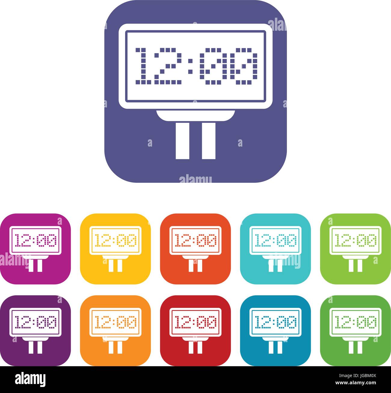 Scoreboard icons set flat Stock Vector Image & Art - Alamy