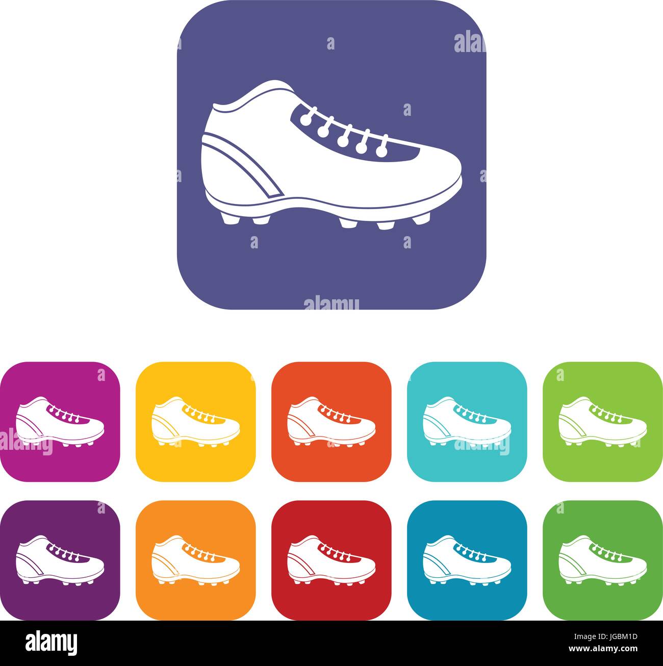 Cleat set Stock Vector Images - Alamy