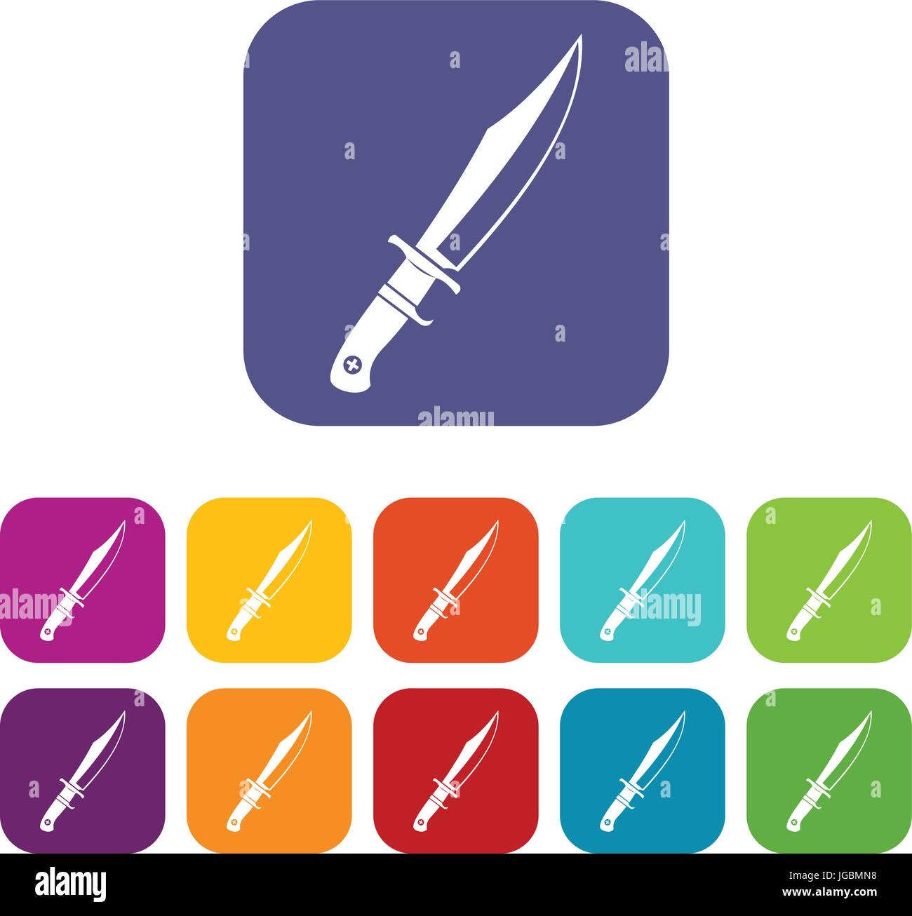 Dagger icons set flat Stock Vector Image & Art - Alamy