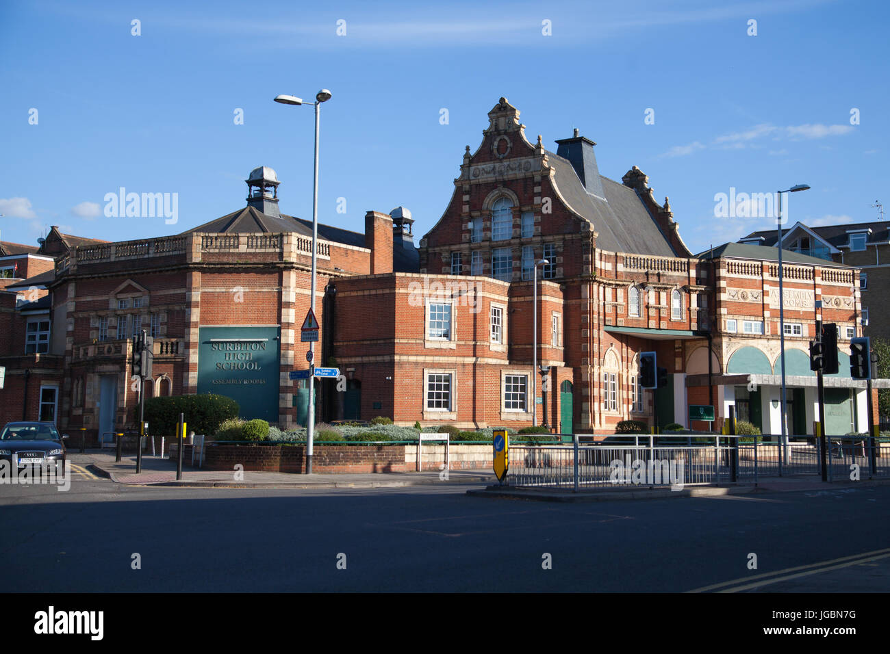 Surbiton High School Building Stock Photo - Alamy
