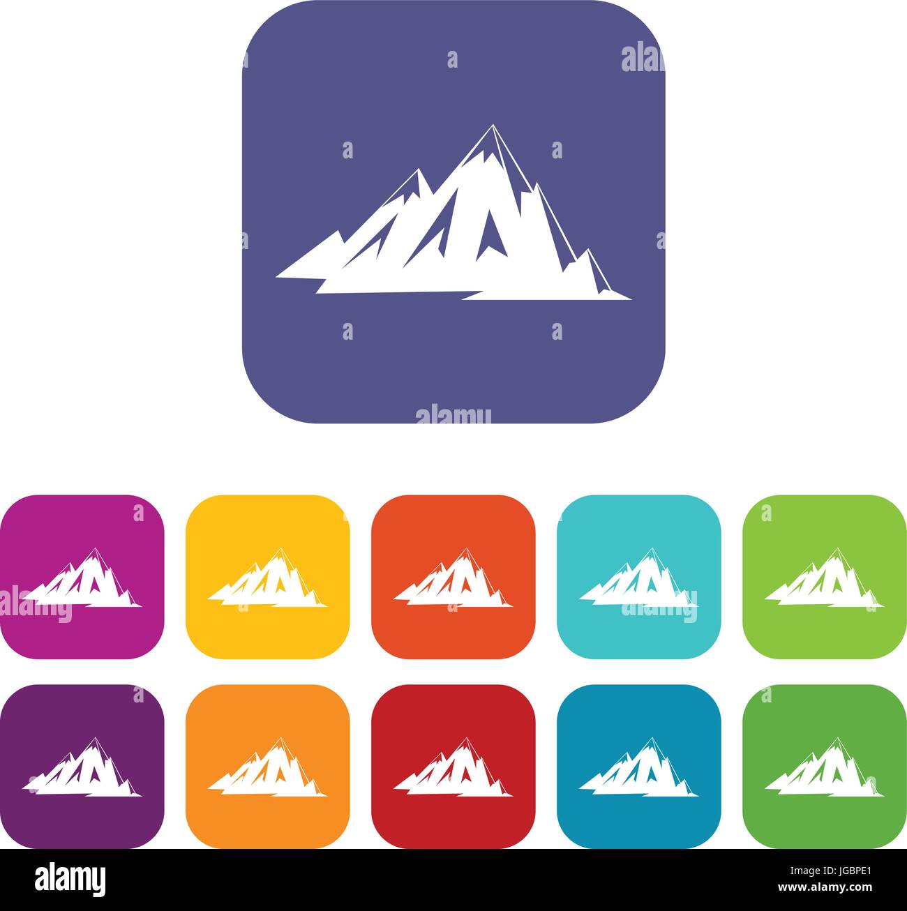 Canadian rockies Stock Vector Images - Alamy