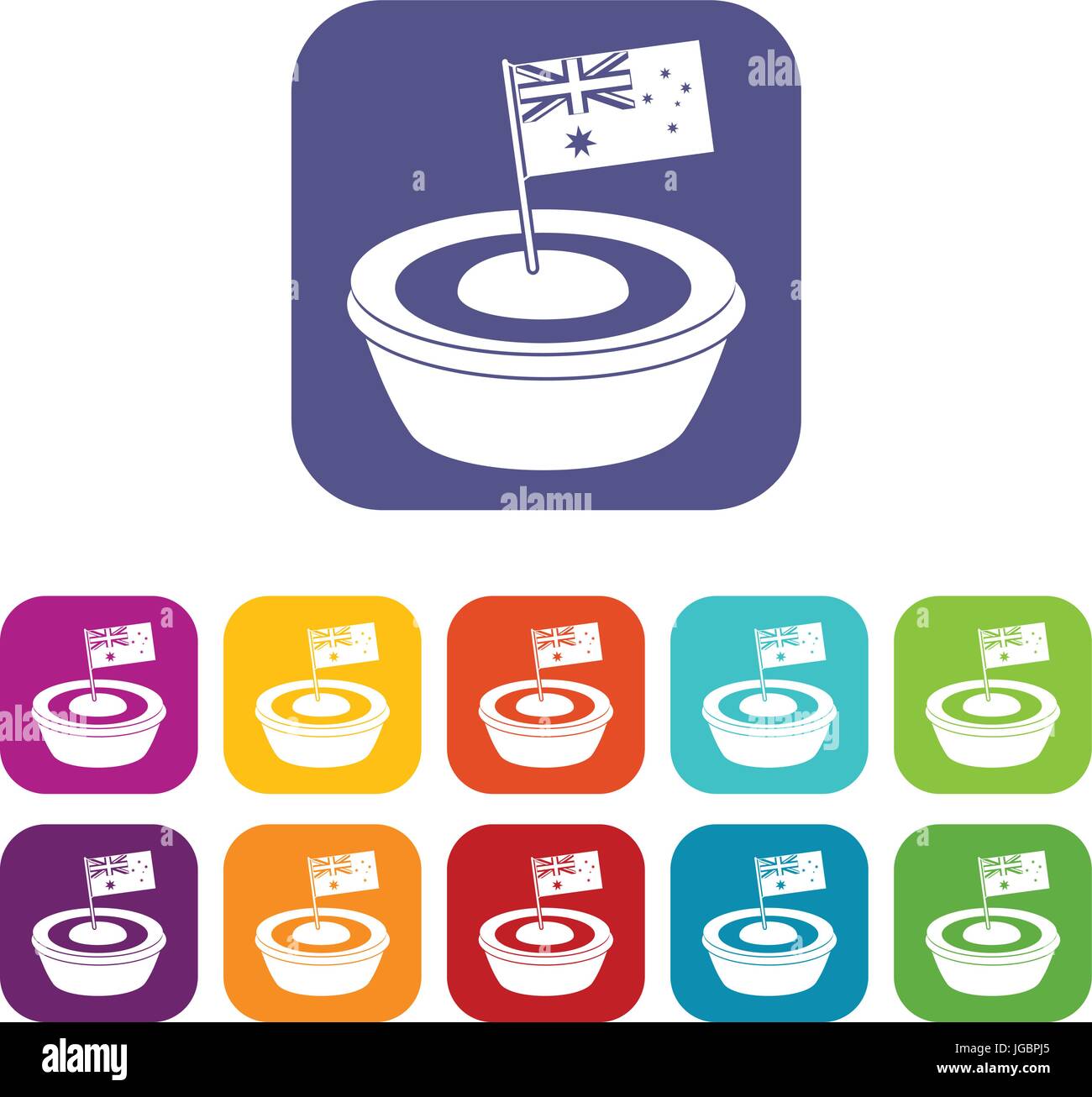 Little flag icons set flat Stock Vector Image & Art - Alamy