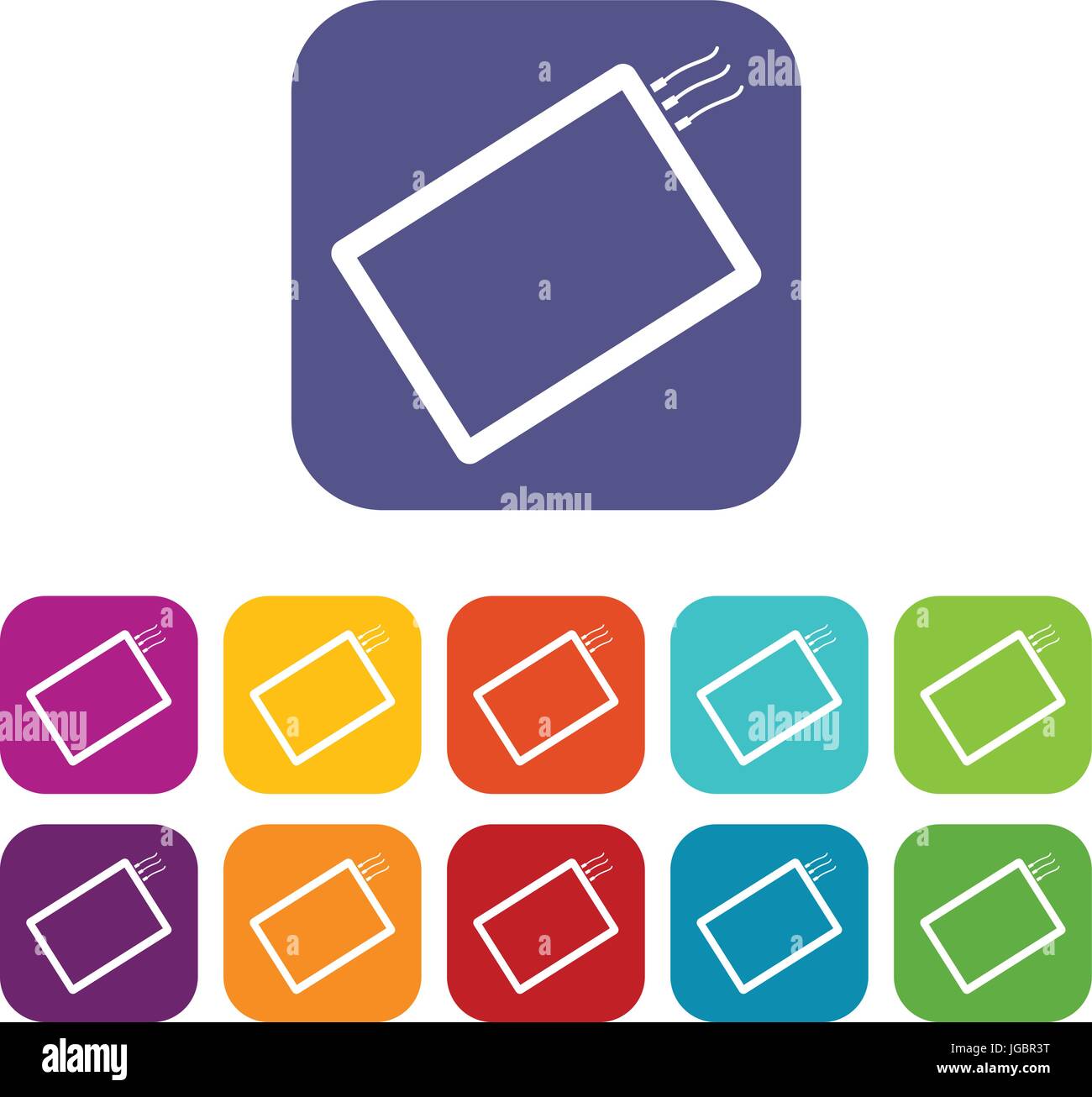 One phone icons set flat Stock Vector Image & Art - Alamy