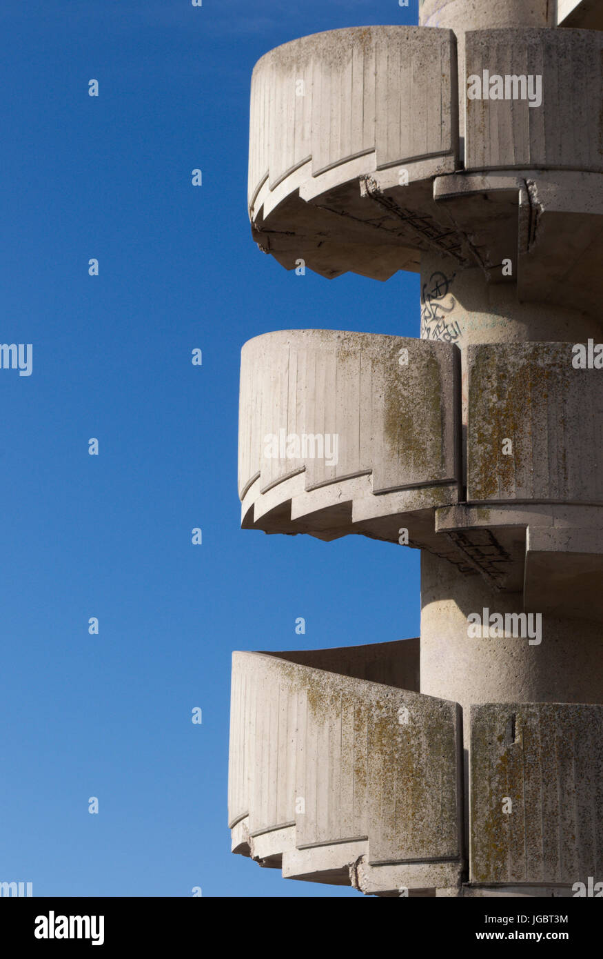 Concrete spiral staircase hi-res stock photography and images - Alamy