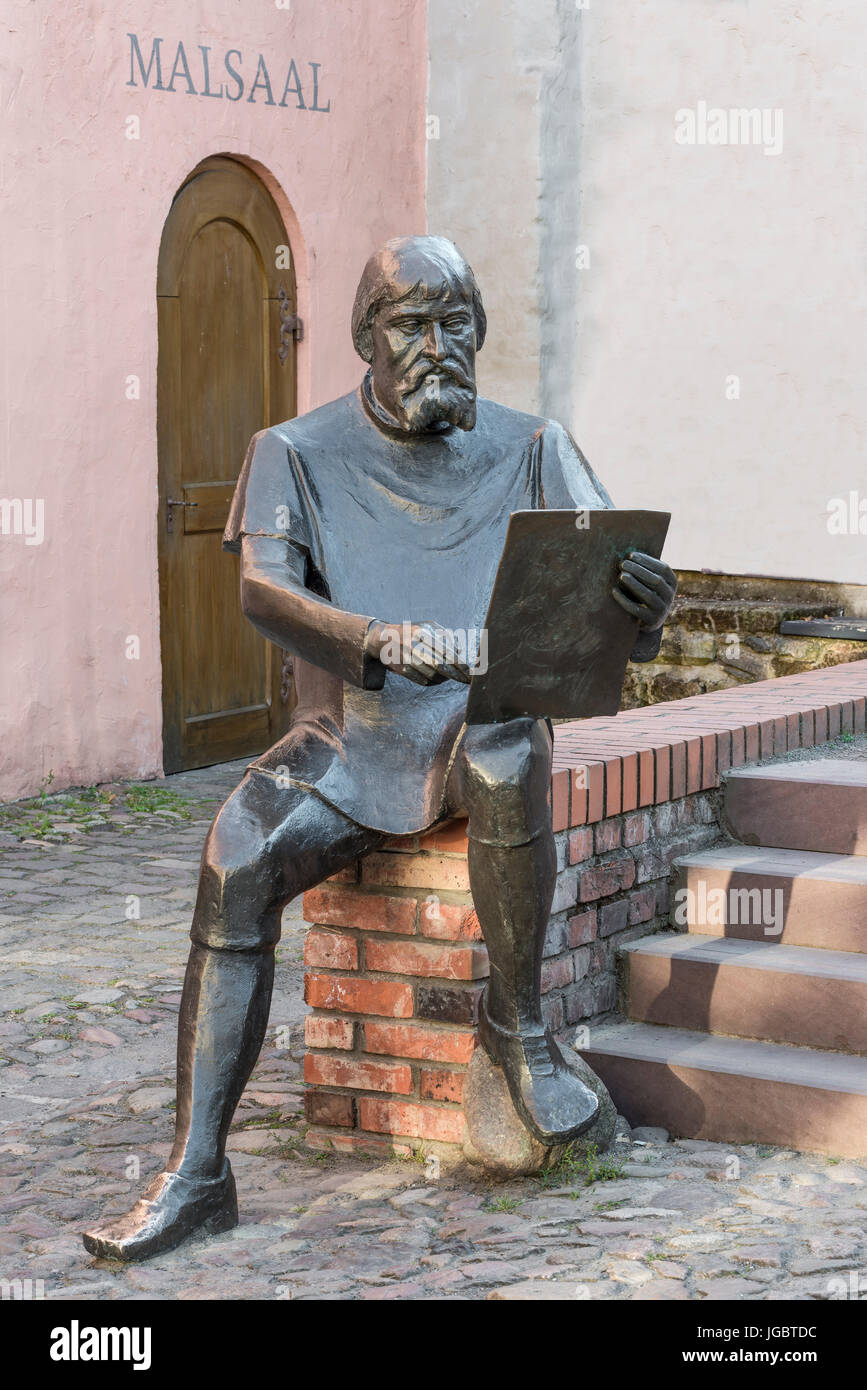 Lucas Cranach the Elder, life-sized bronze sculpture, Cranach painting ...