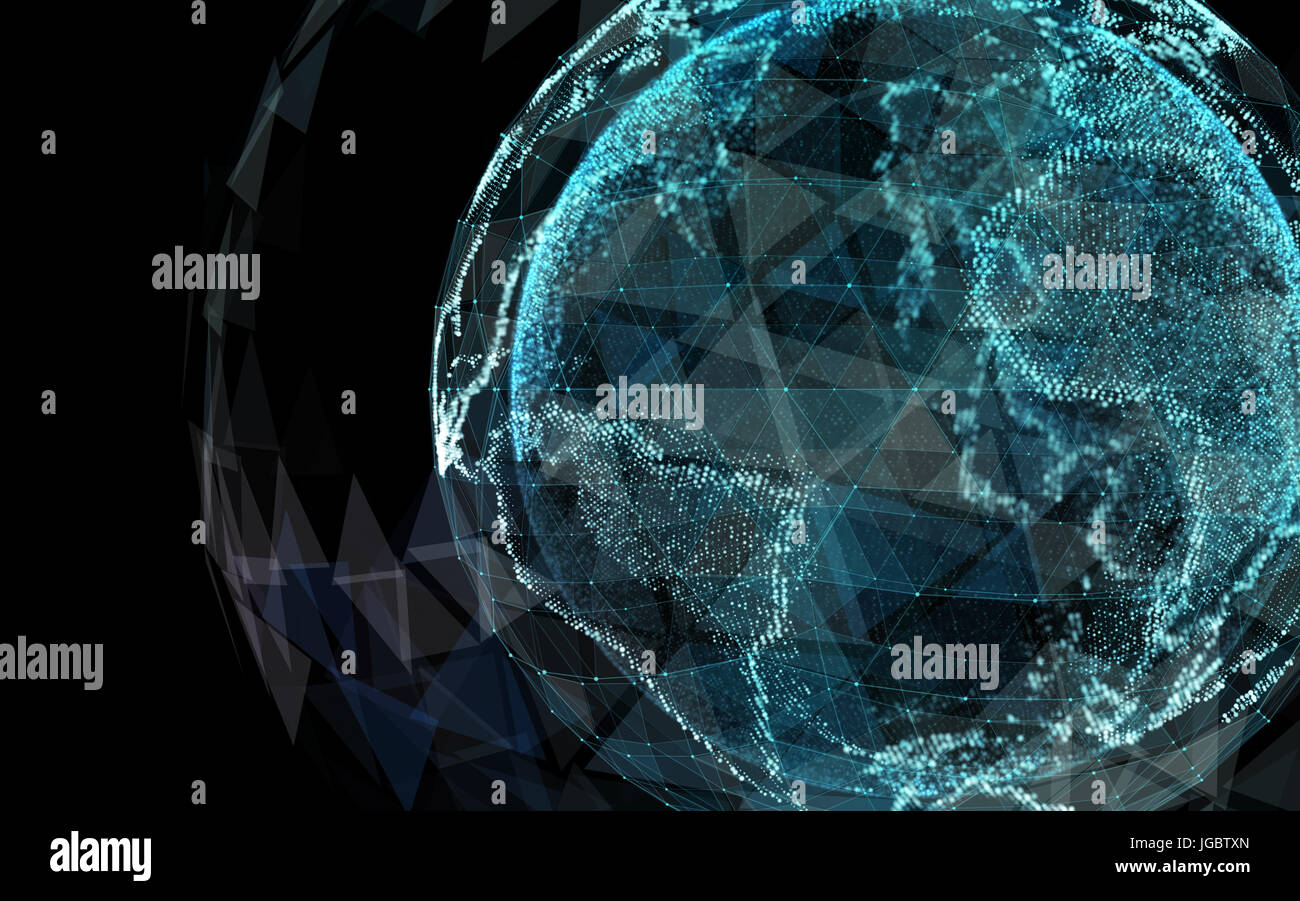 Abstract network data connection Stock Photo - Alamy