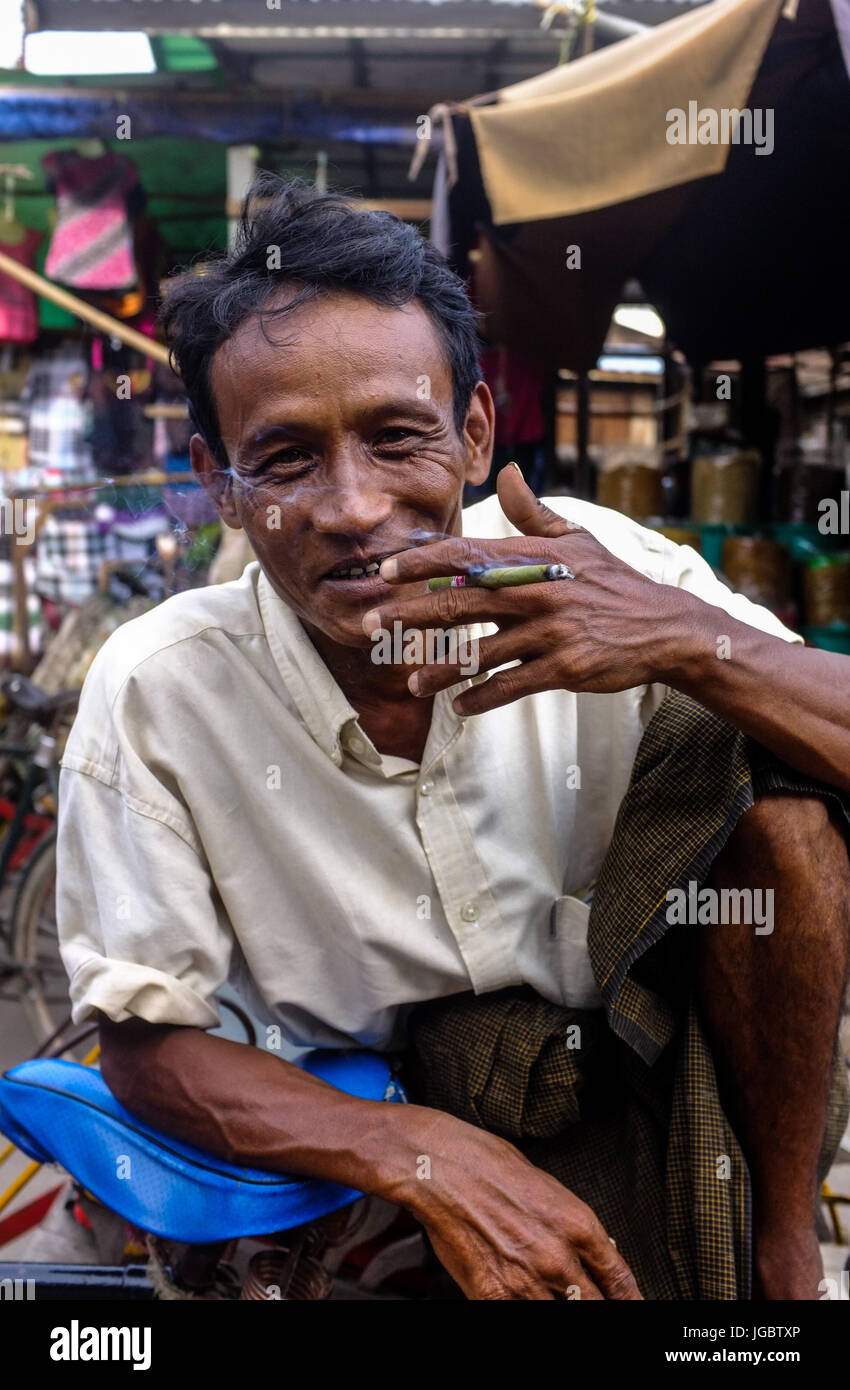 Burmese man, Mandalay, Myanmar Stock Photo - Alamy Burmese man, Mandalay, Myanmar Stock Photo - Alamy