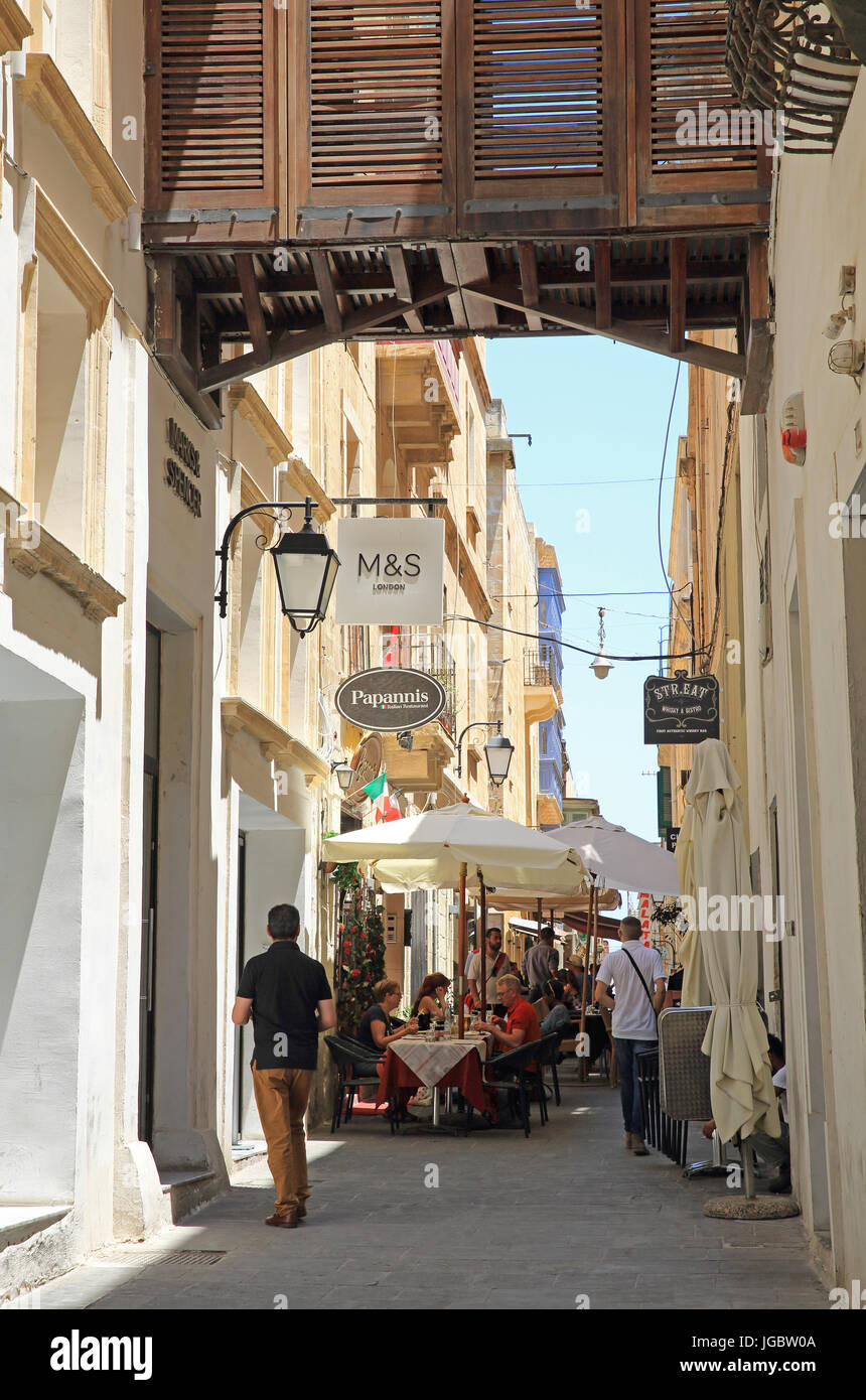Strait street malta hi-res stock photography and images - Alamy