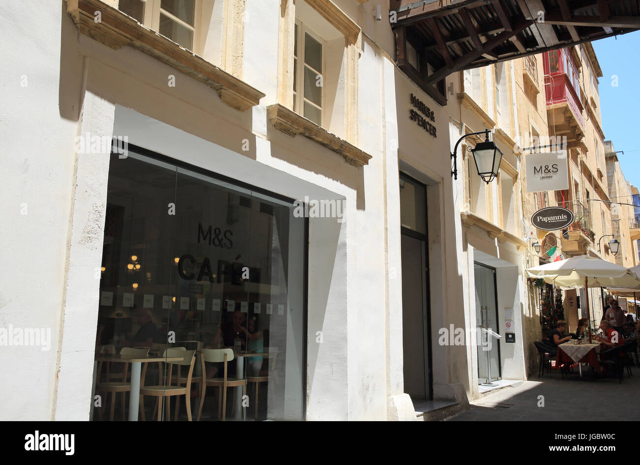 Valletta's historic and vibrant Strait Street, the most famous street ...