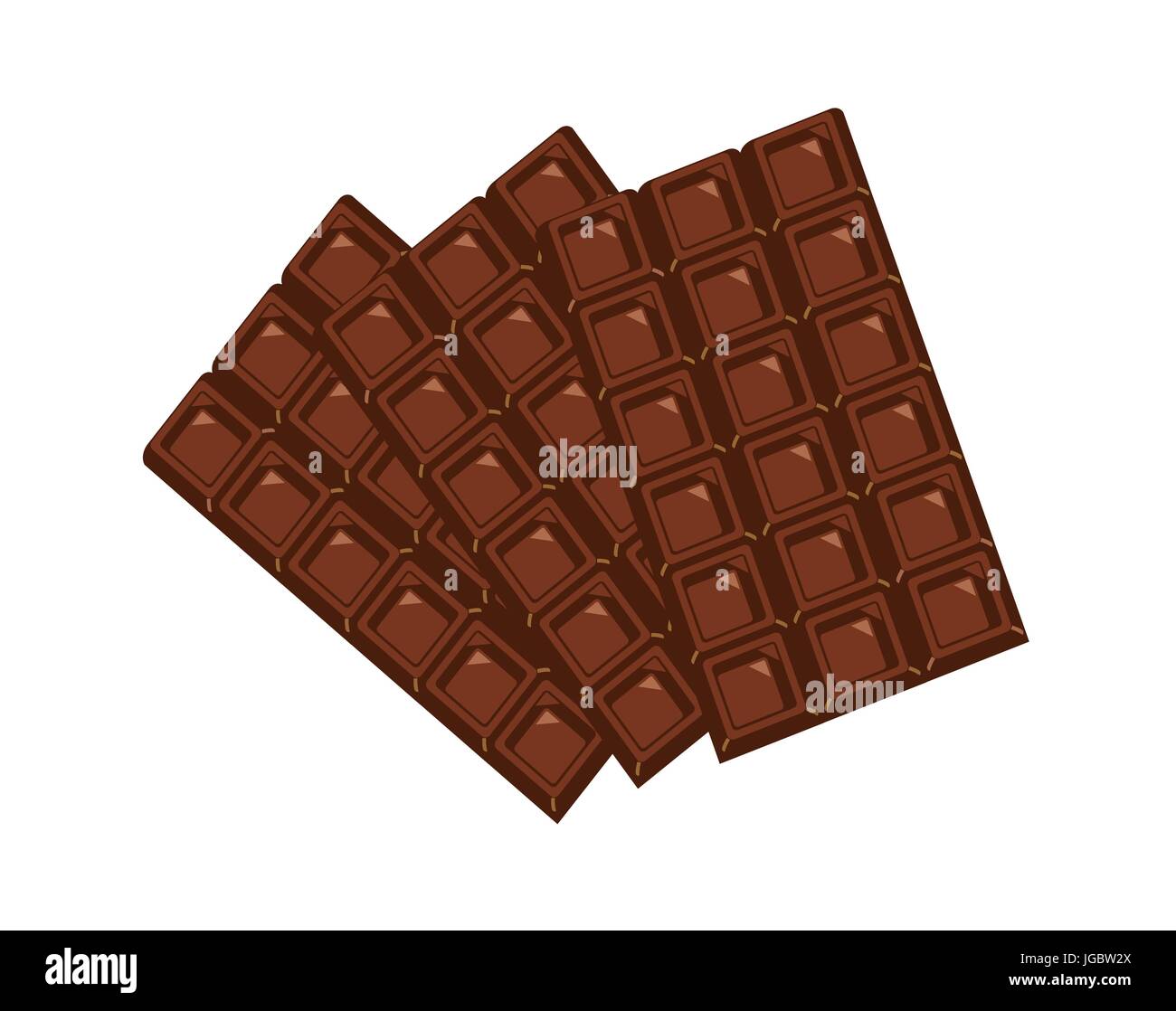 Milk plain white chocolate Stock Vector Images - Alamy