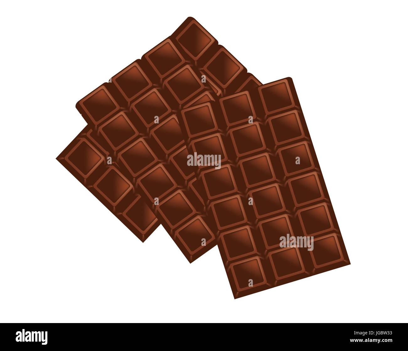 Milk plain white chocolate Stock Vector Images - Alamy