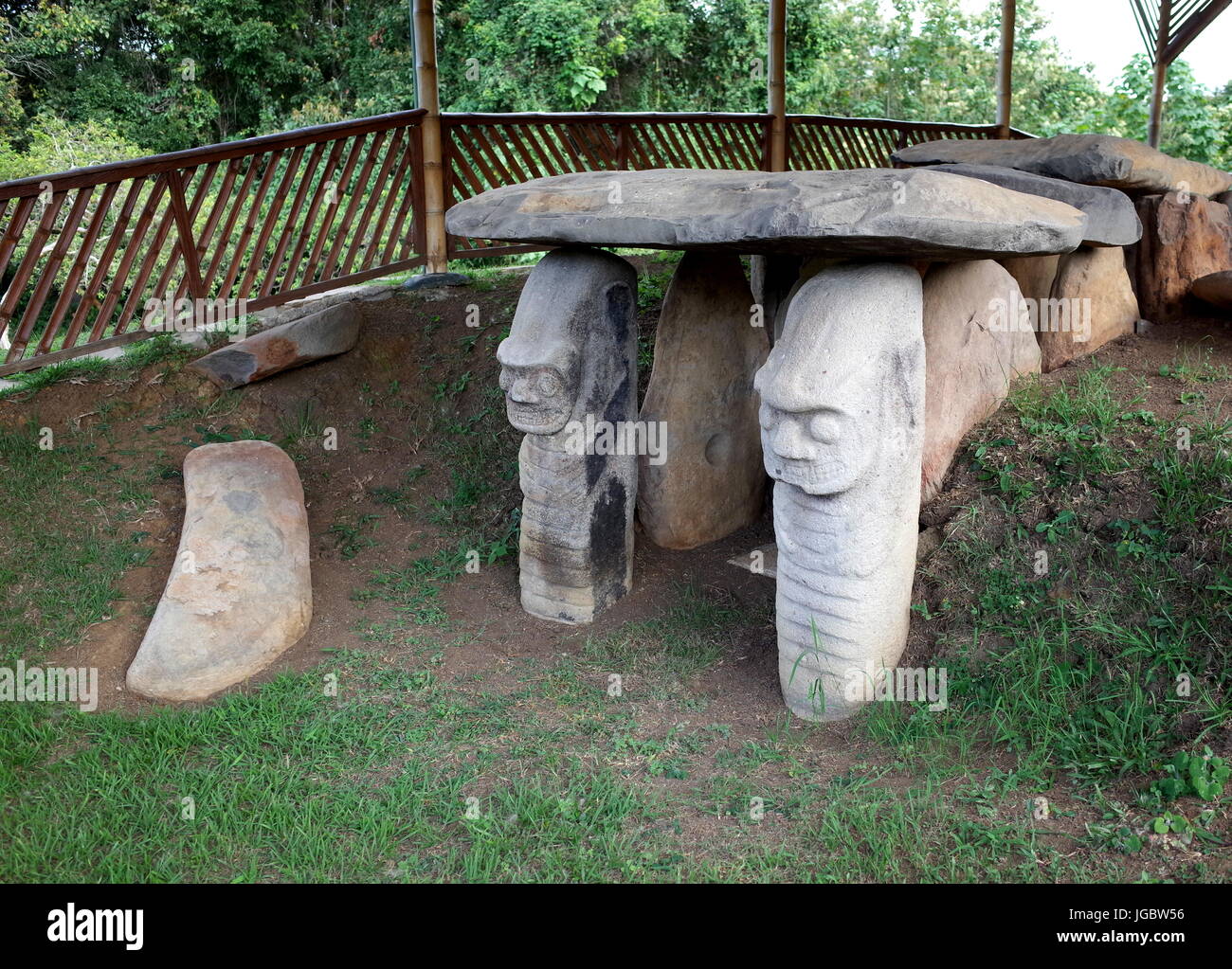 San Agustin archaeological park, Colombia Stock Photo - Alamy