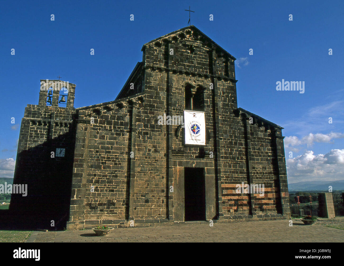 Ardara, Sardinia. Santa Maria del Regno romanesque church (XI century ...