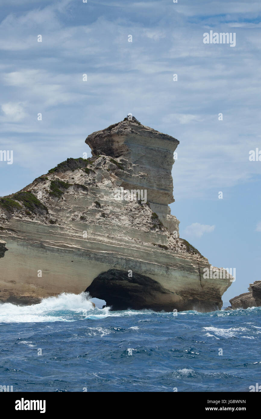 The cliffs of Bonifacio Stock Photo - Alamy